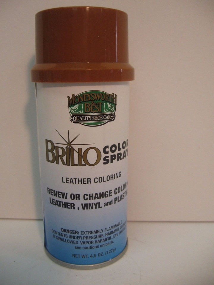 Brillo Color Spray Shoes Boots Leather Vinyl 4.5 oz. | eBay
