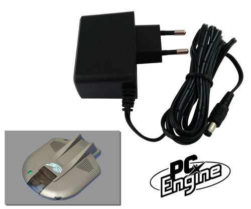 Power Supply for NEC PC Engine Shuttle - 2m Cable - EU Plug AC Adapter ...