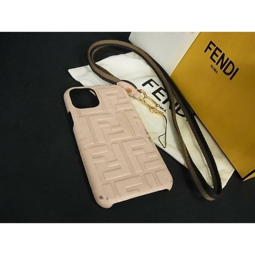 FENDI Zucca Pattern Leather iPhone 11 Pro Compatible iPhone Smartphone ...