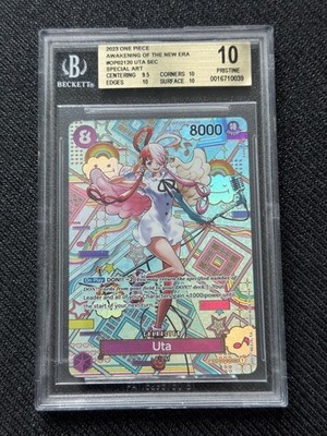 One Piece OP02-120 Uta SP Alt Art OP05 English - BGS 10 PRISTINE | eBay
