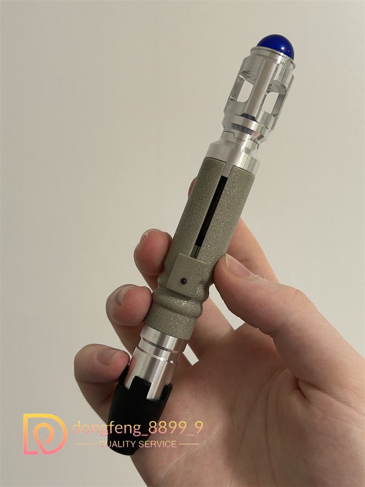 Doctor Who Master 10th Metal Sonic Screwdriver Scalable LED Prop ...