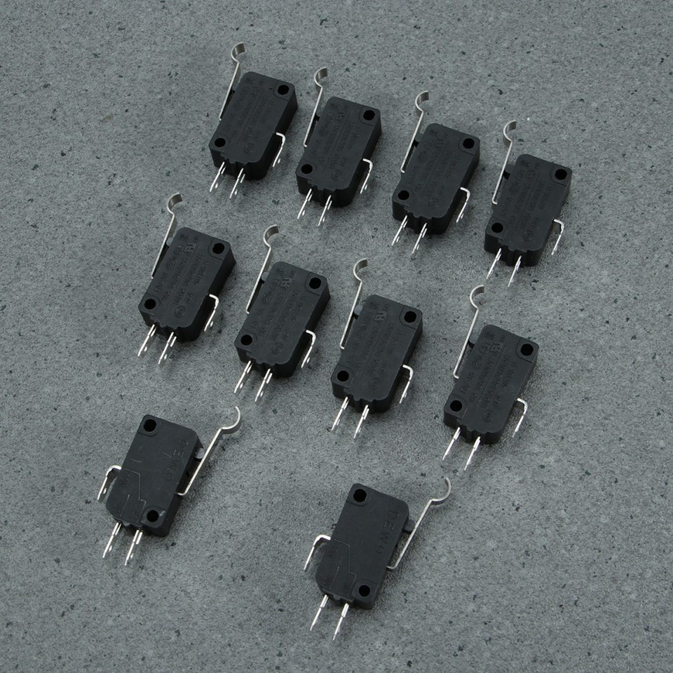 10Pcs Limit Switch Micro Switch 3 Long Hinge Lever for Communication Equipment | eBay UK