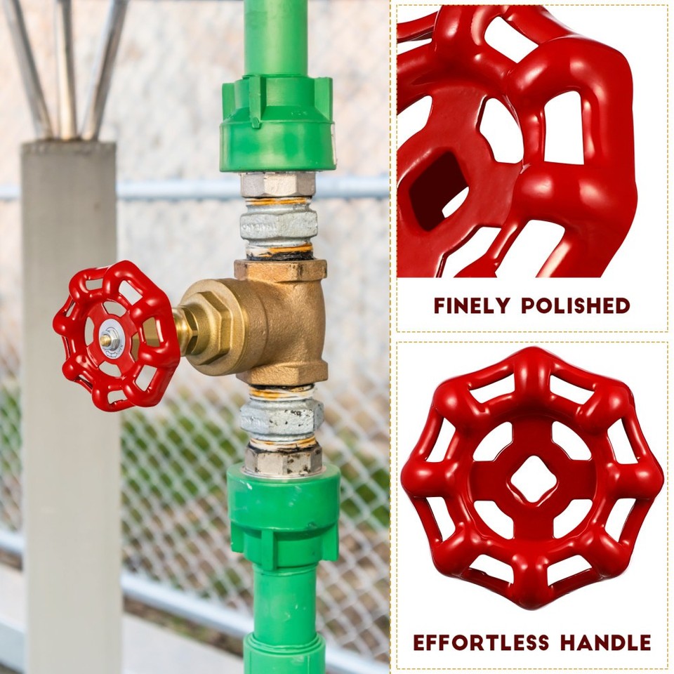 5pcs Replacement Gate Valve Handwheel Cast Iron Handle Gate Ball ...