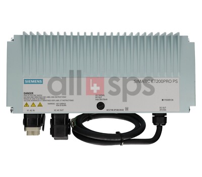 SIMATIC ET200PRO PS GEREGELTE STROMVERSORGUNG DC24V/8A - 6ES7148-4PC00 ...