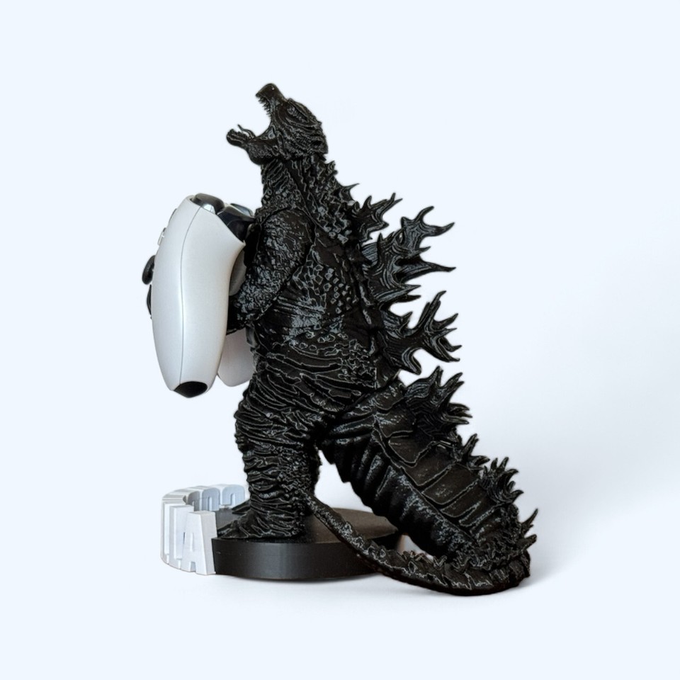 Godzilla Gaming Controller Stand Holder - Desk Organizer Kaiju Gift for ...