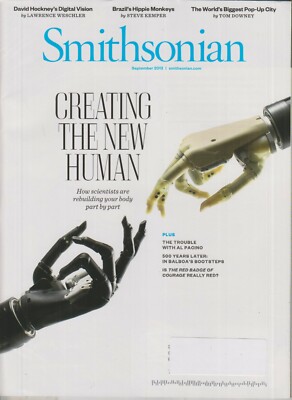 Smithsonian September 2013 Creating The New Human (Magazine: History ...