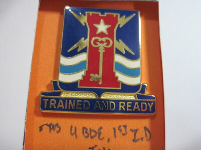 Army DI dui CB STB Special Troops Battalion 4th BRIGADE 1st INFANTRY ...