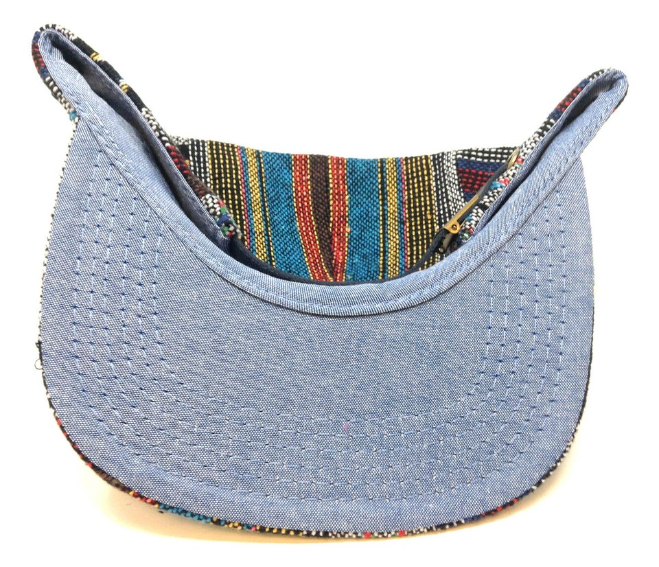 CROWN TRIBAL NATIVE AMERICAN NAVAJO AZTEC 5 PANEL CAMPER STRAPBACK HAT ...