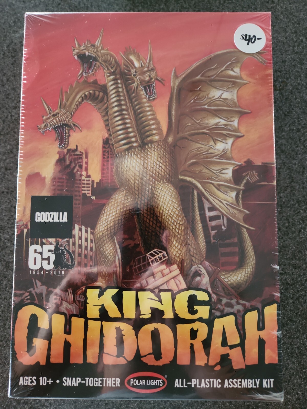 Polar Lights 1/350 King Ghidorah Snap Plastic Model Kit 962 | eBay