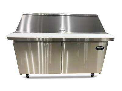 60" SANDWICH PREP UNIT PREP TABLE Cooler 60 5' MEGA TOP 24 Pan ...