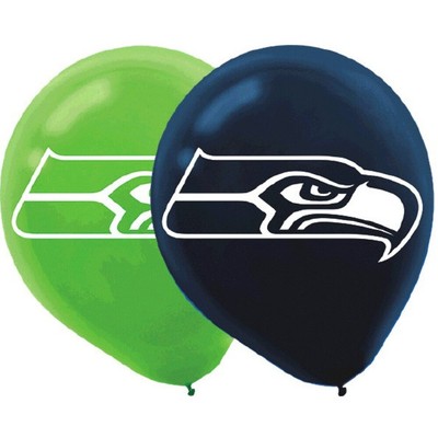 12" Seattle Seahawks LTX Balloons 6CT | eBay