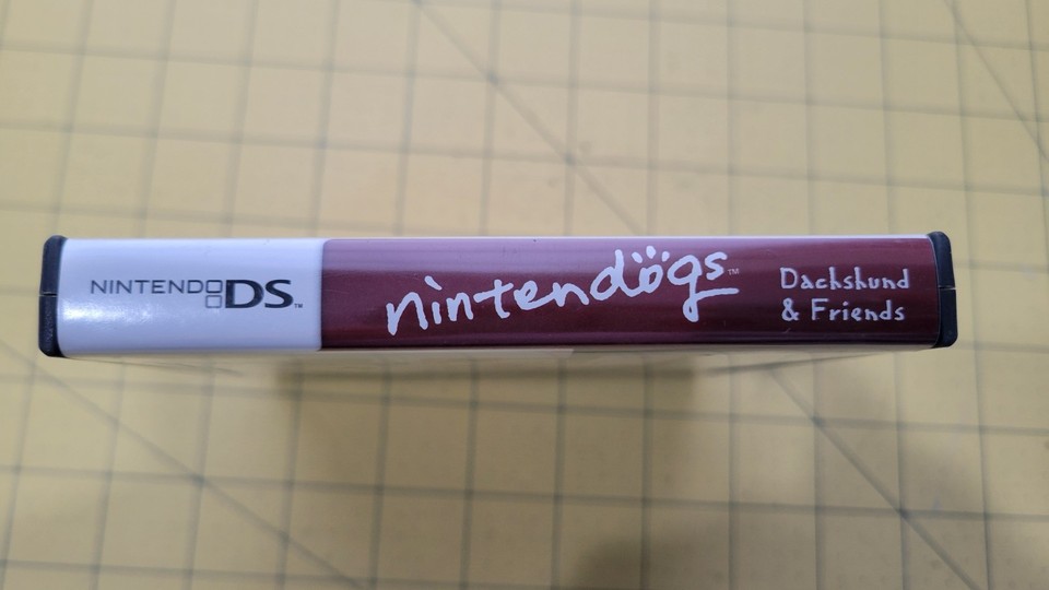 Nintendo DS case for Nintendogs Dacshund + Friends game REPLACEMENT ...
