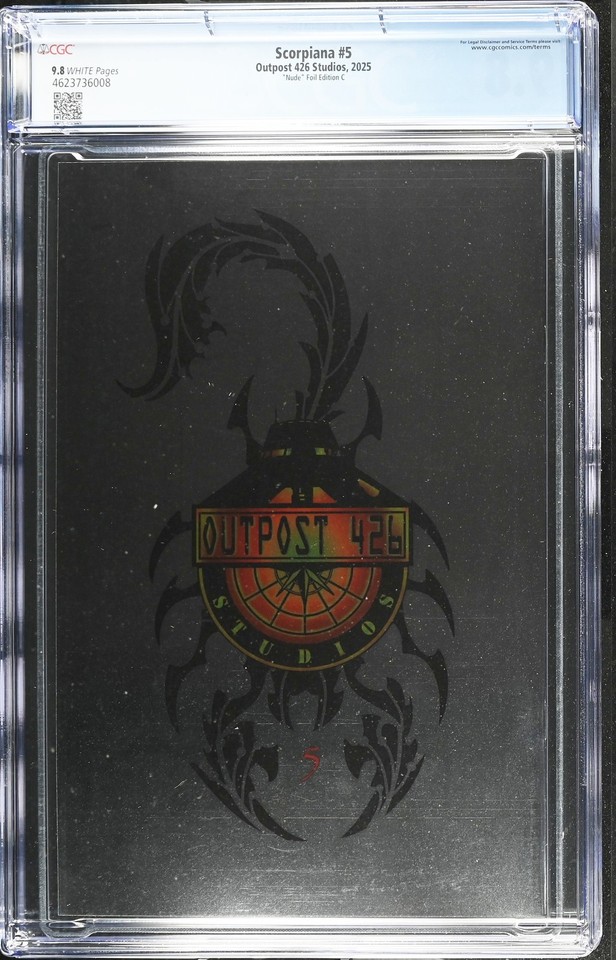 CGC 9.8 Scorpiana #5 "Nude" Foil Edition C Virgin Leo Matos Cover (SP20 ...