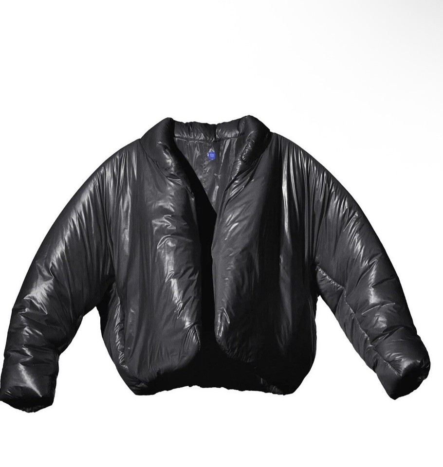 YEEZY GAP YZY JACKET BLACK MENS MEDIUM RUNS BIG KANYE WEST & GAP COLLAB ...