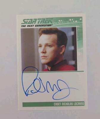 Star Trek TNG Next Generation Autograph Robert Duncan McNeill ...