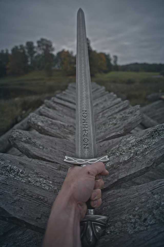 Handmade King Ragnar Lothbrok Viking Sword Handcrafted Authentic Norse ...