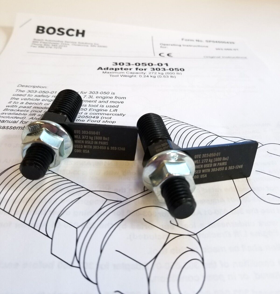 Ford OTC Rotunda 303-050-01 7.3L Engine Bracket Adapter for 303-050 | eBay