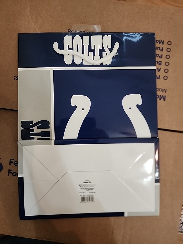 NFL Gift Bag 13" x 9.5" X 5.5" - Indianapolis Colts | eBay