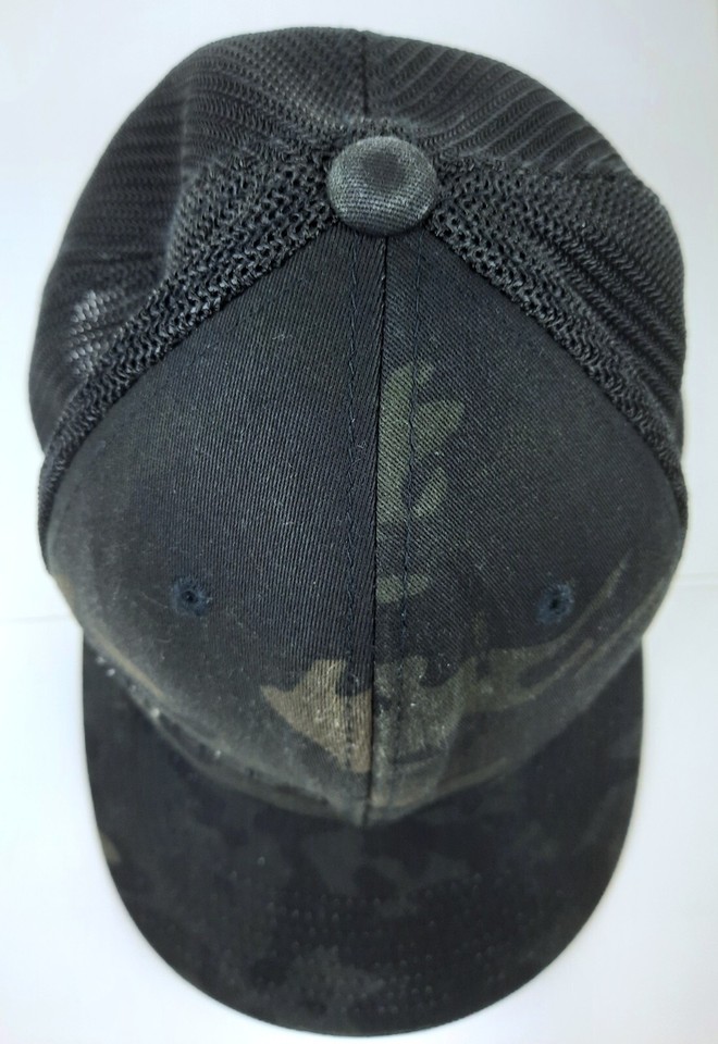 Sheetz Gas Station FlexFit Mesh Black Camouflage Hat Yupoong Baseball ...