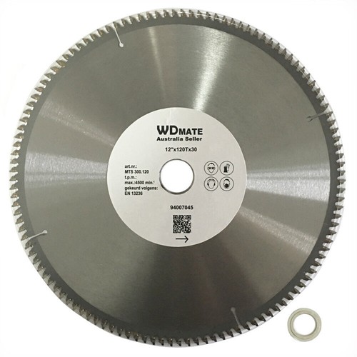 2x Circular Aluminium Plastic Saw Blade Cutting Disc 12" 300mm 120T 30/ ...