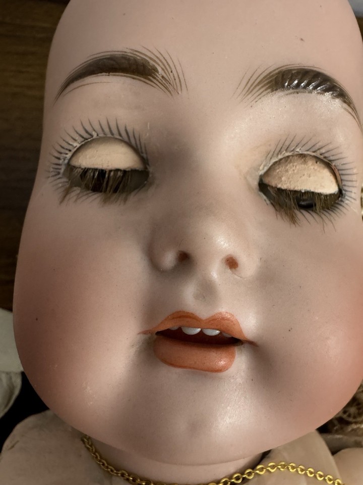 Simon Halbig K&R 20 IN Doll Bisque Head Composition Body Side Glancing ...