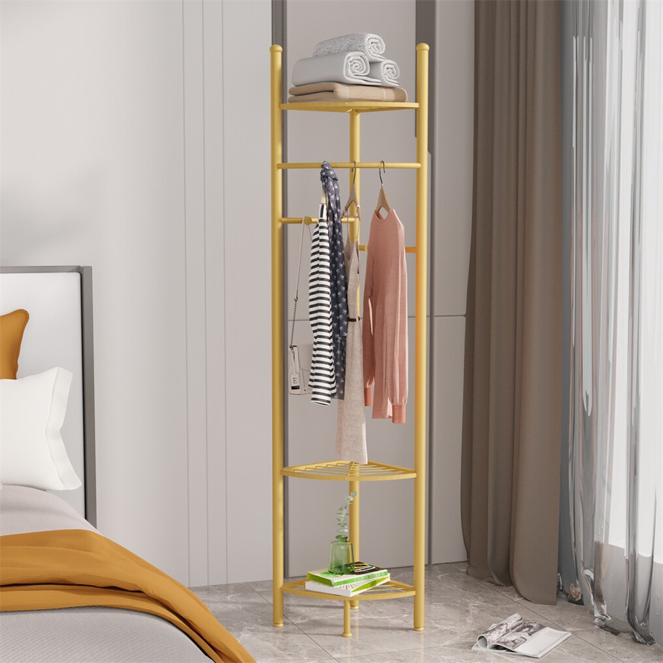 Extra Tall Hat Coat Rack Heavy Duty Corner Clothes Tree Rack Hanger ...