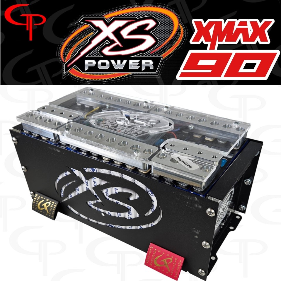 XS Power Xmax 90 DIY LFP Lithium Battery 90AH 20,000 Watt RMS Car Audio ...