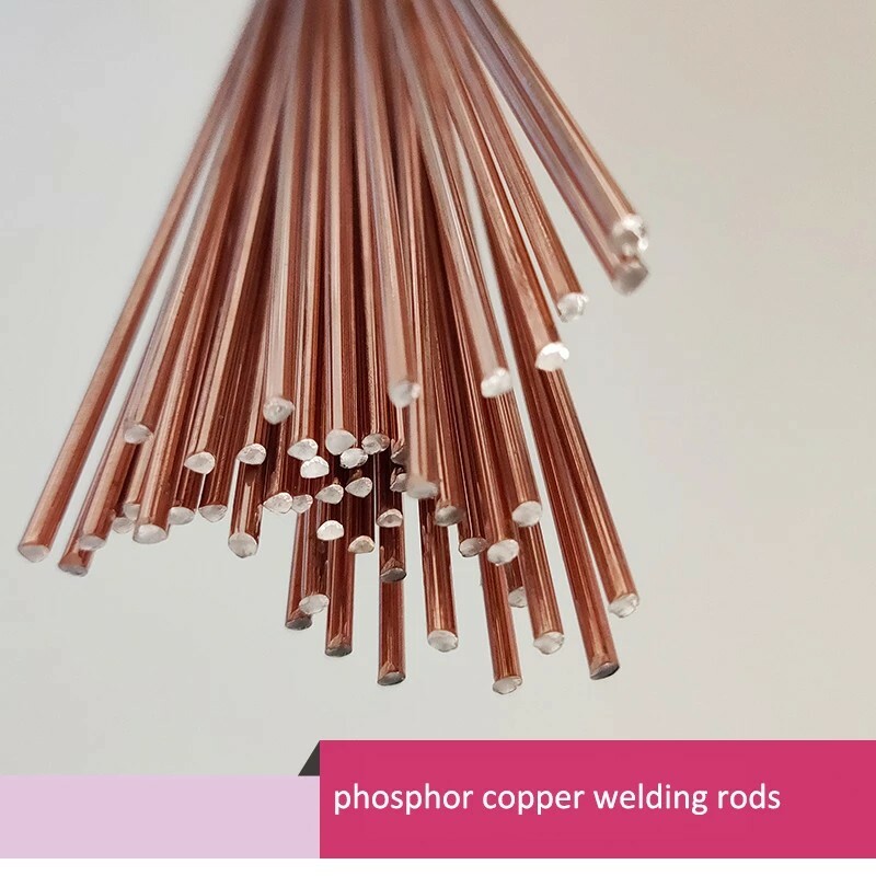 10x round copper and phosphorus brazing rod No flux needed when brazing ...