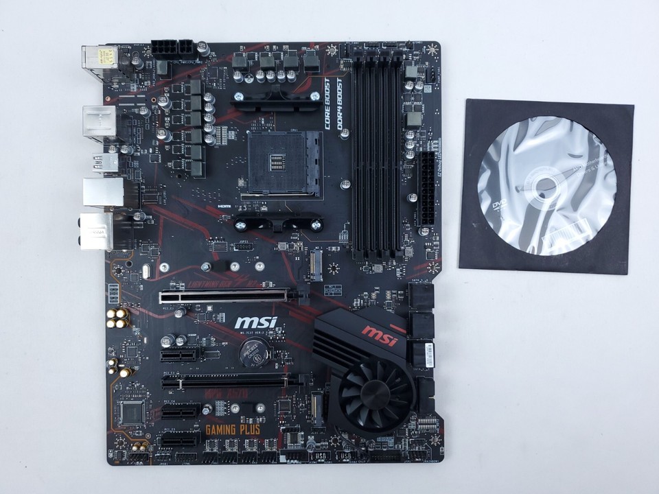 MSI MPG X570 GAMING PLUS, AM4 AMD Socket Motherboard (Please Read ...