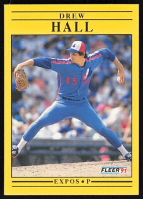 1991 Fleer #236 Drew Hall Montreal Expos | eBay