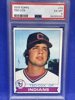 1979 Topps Ted Cox #79 PSA 6 Indians | eBay