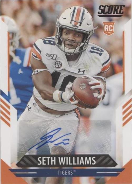 2021 Score - Rookies Seth Williams #334 Signatures (AU, RC) for sale ...