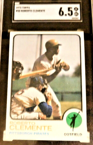 1973 TOPPS ROBERTO CLEMENTE SGC 6.5 BASEBALL CARD #50 A GREAT PRICE DF ...