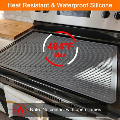Electric Silicone Stove Cover Stove Mat Glass Stove Protector Winter ...