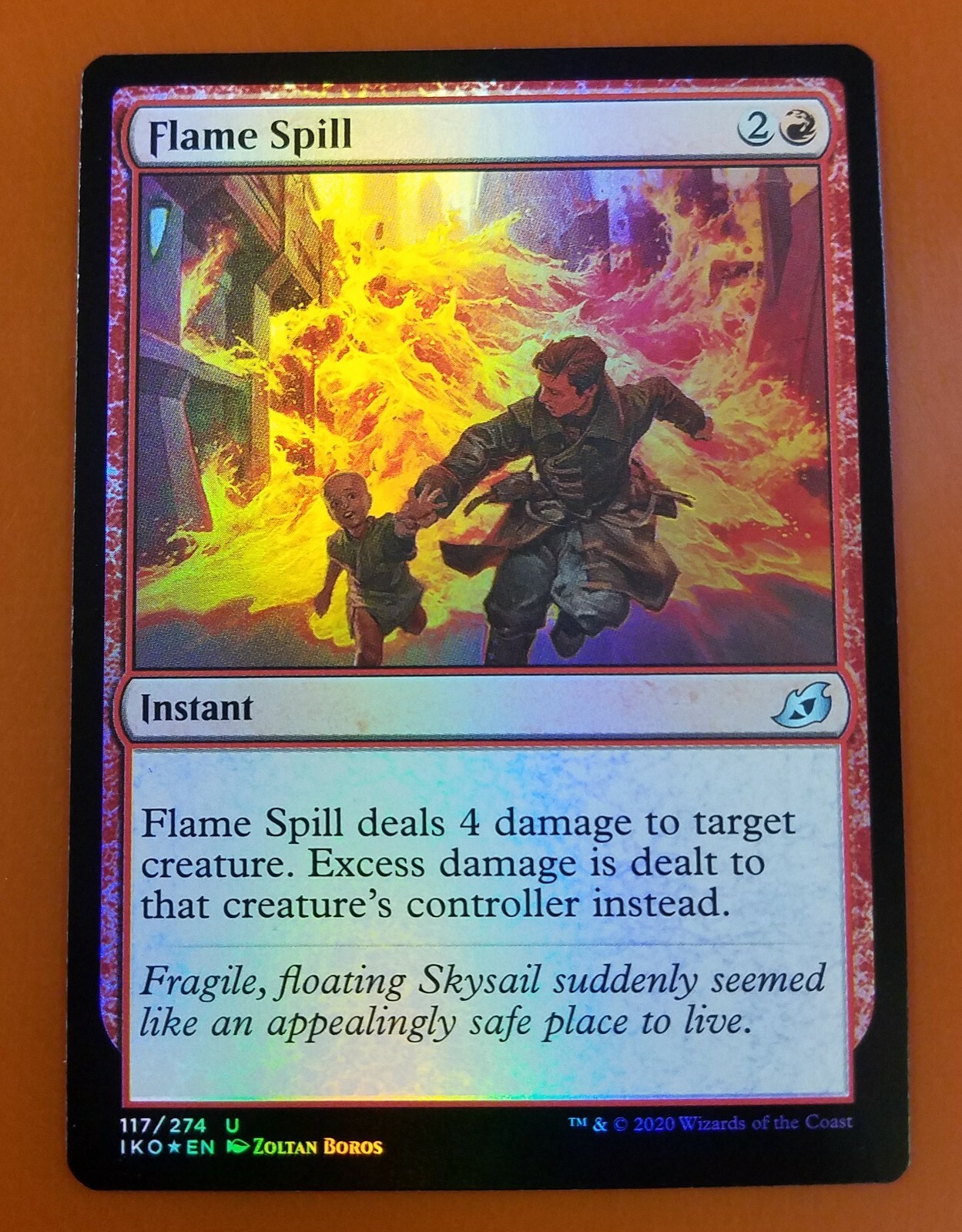 1x Flame Spill | FOIL | Ikoria Lair of Behemoths | MTG Magic Cards | eBay