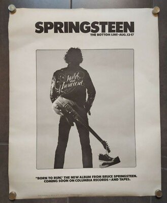 Bruce Springsteen Poster The Bottom Line USA 74 X 59 CMS | eBay Australia