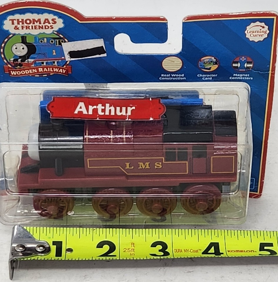 Thomas Friends Wooden Railway Arthur Engine Learning Curve Vintage