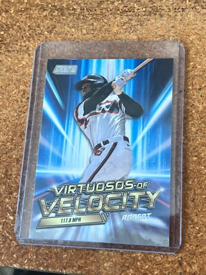 2023 Topps Stadium Club Baseball Virtuosos Velocity # VV-11 Luis Robert ...