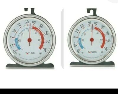 2 Pack Taylor 5924 Classic Stainless Steel Freezer Refrigerator ...