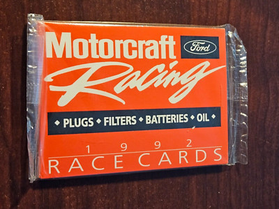 1992 Ford Motorcraft Racing Promo Complete 10 Card Sealed Set Race ...