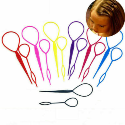 Women Topsy Hair Braid Tail Ponytail Maker Styling Tool 2pcs | eBay