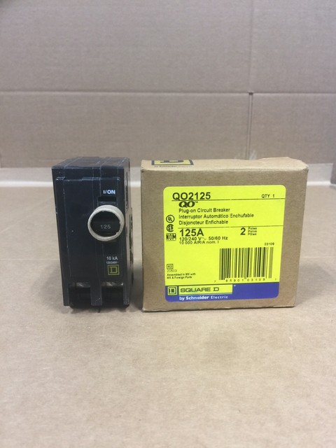 Square D QO2125 125 Amp Circuit Breaker for sale online | eBay
