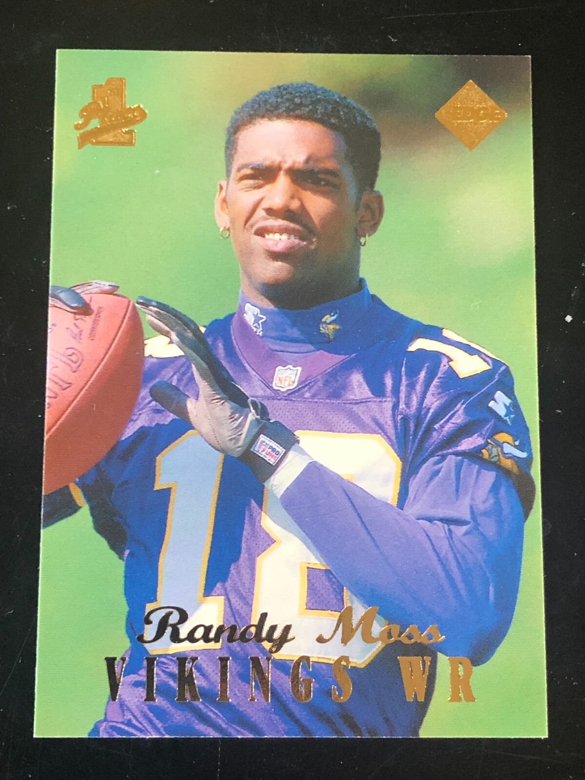 RANDY MOSS VIKINGS HOF GOLD FOIL ROOKIE 157 RC 1998 COLLECTOR'S EDGE ...