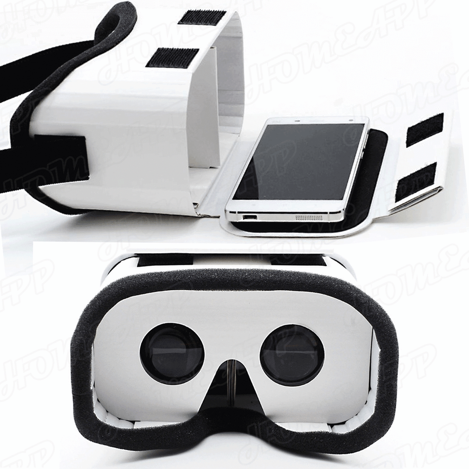 3D Google VR Box Headset Virtual Reality Glasses Cardboard Game for ...