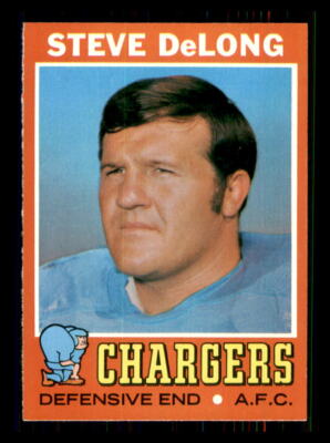1971 Football Topps Steve DeLong San Diego Chargers #92 2 | eBay