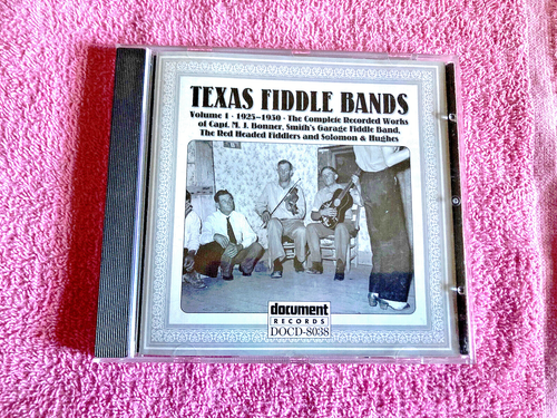Texas Fiddle Bands Volume 1 (1925-1930) (CD, 1998, Document ...
