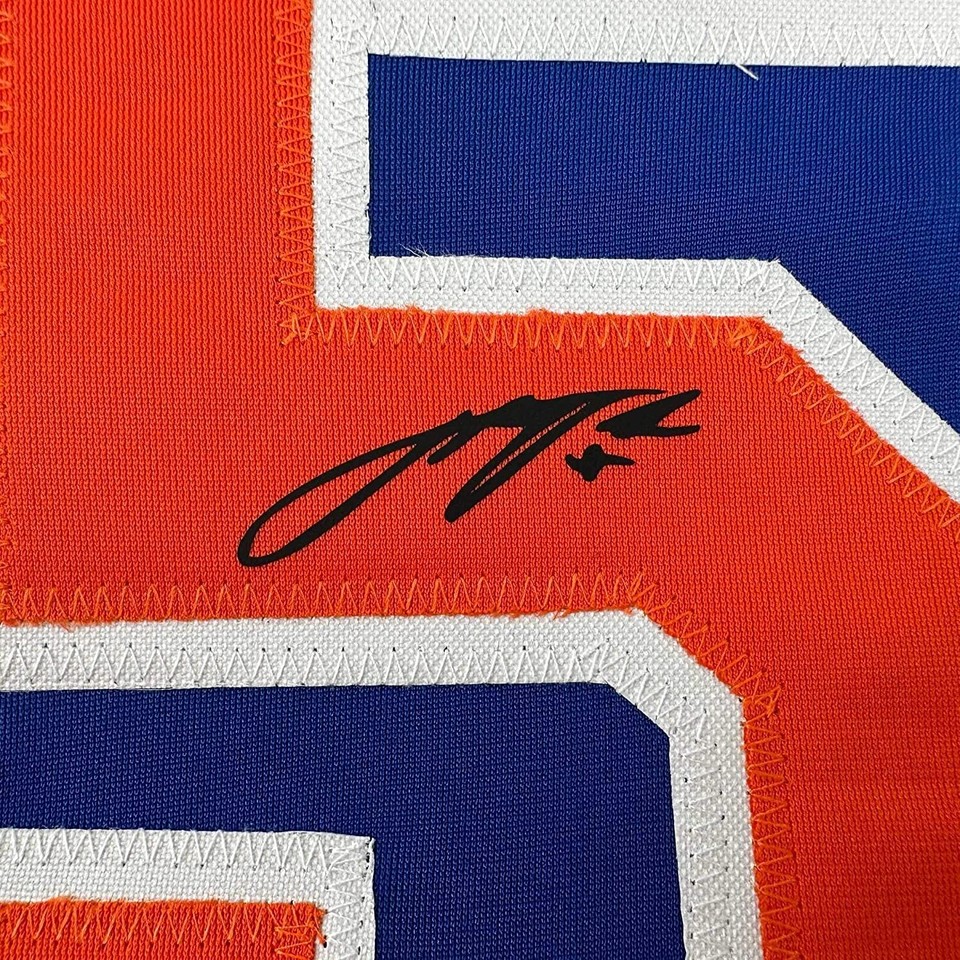 Framed Facsimile Autographed Justin Verlander 33x42 Reprint Laser Auto ...