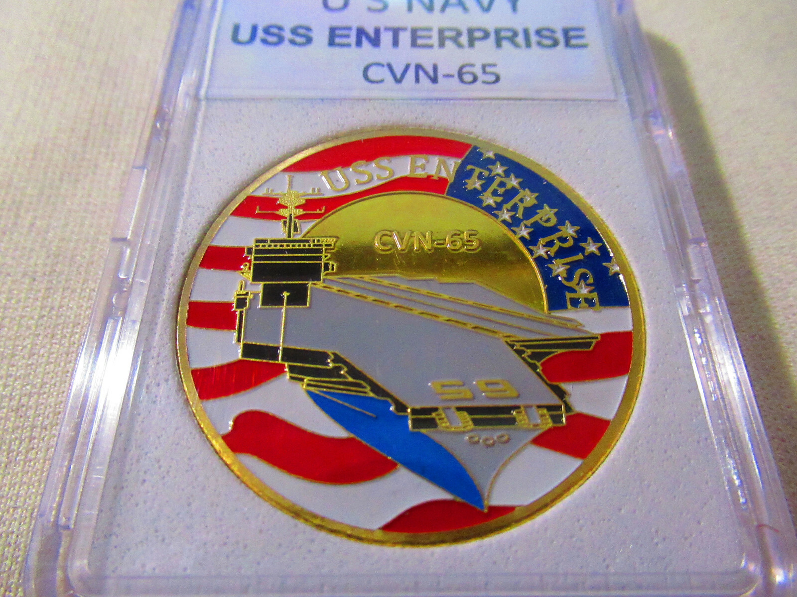 US NAVY - USS ENTERPRISE CVN-65 Challenge Coin | eBay