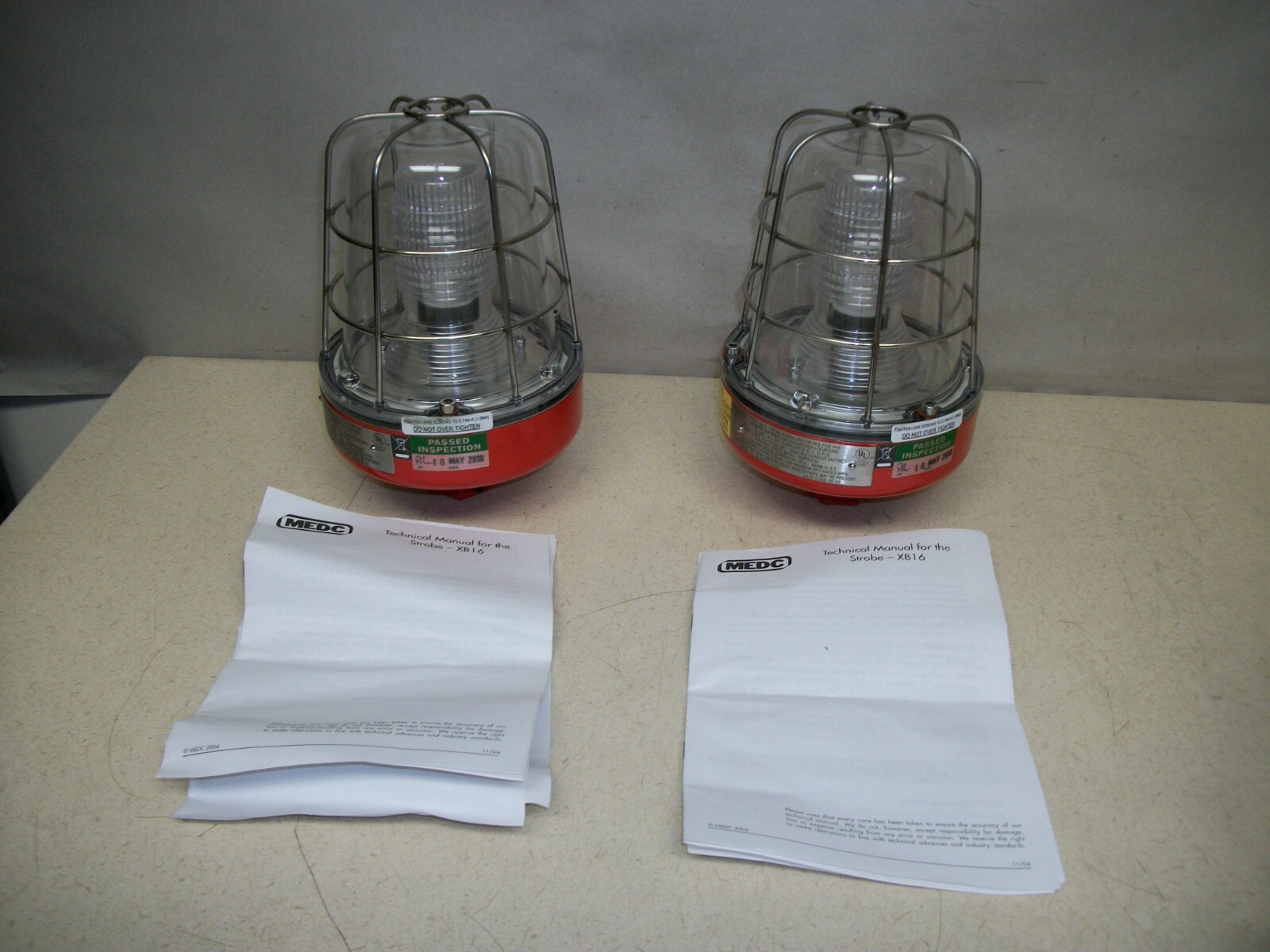 LOT OF 2 - MEDC Fire Strobes Model# XB16 | eBay