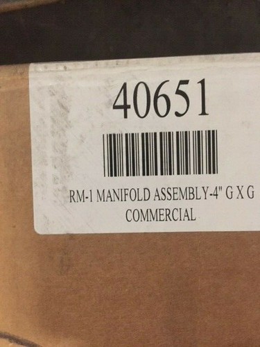 Tyco 40651 4" G x G Commercial Riser Manifold Model RM-1 NEVER EVER for ...